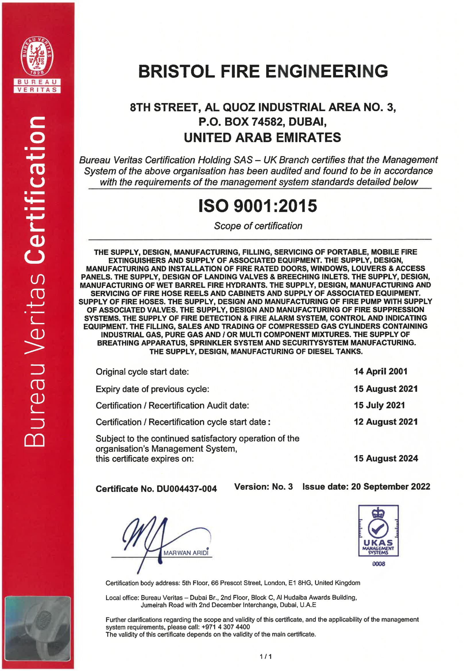 RECOGNITIONS – Bristol Fire Engineering